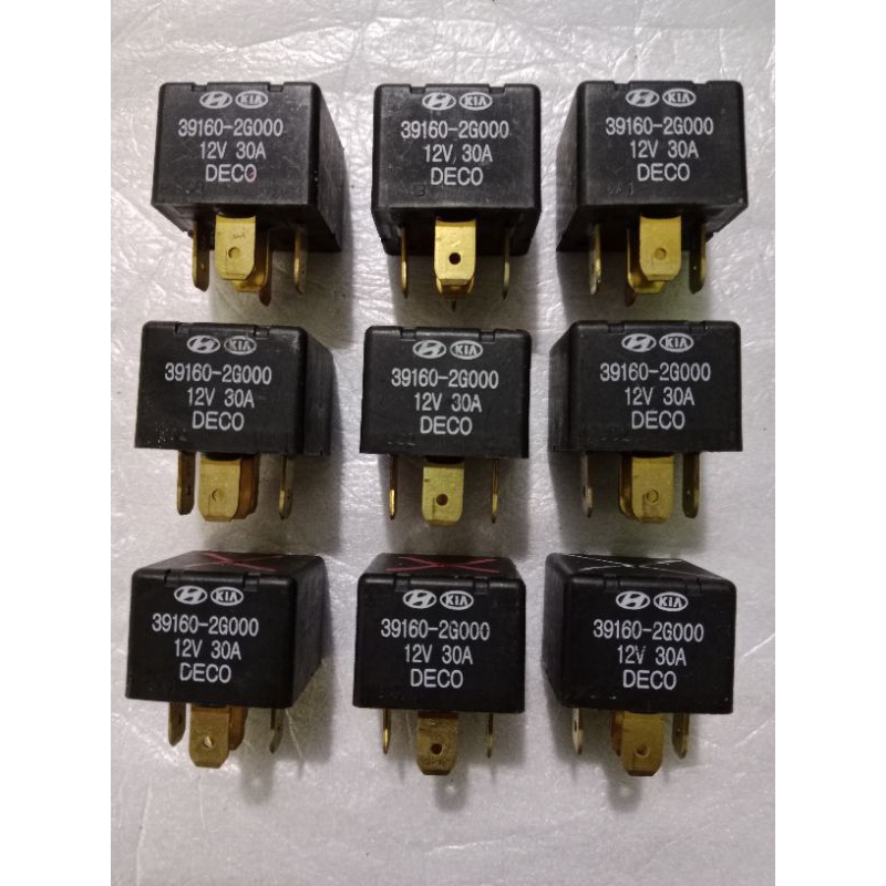 Jual RELAY KAKI 5 39160-2G000 12V 30A. | Shopee Indonesia