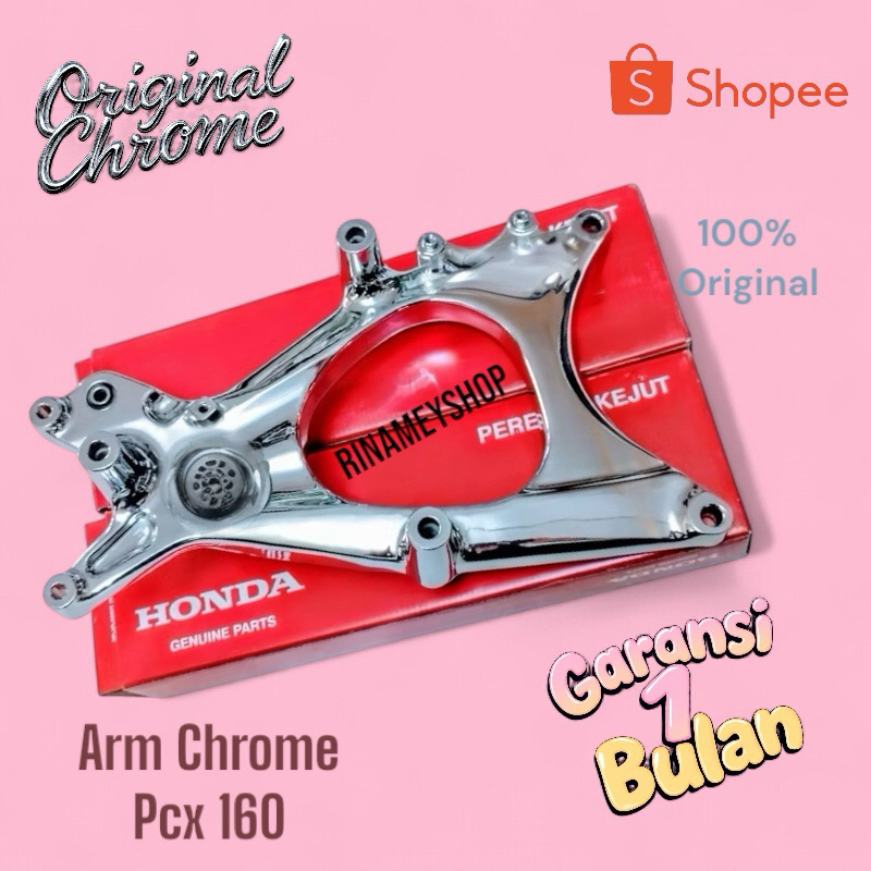 Jual arm pcx 160 original chrome bergaransi 1bulan | Shopee Indonesia