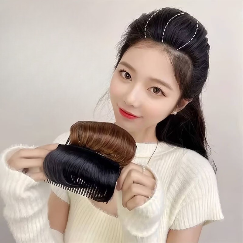 Jual Sirkam Penambah Volume Jepit Rambut Wig Fluffy Hair Pad Natural ...