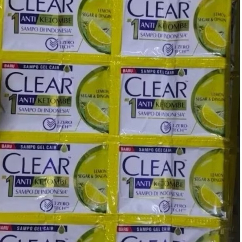 Jual Clear Shampo Anti Ketombe Sachet 1 renceng (12 Pcs) | Shopee Indonesia
