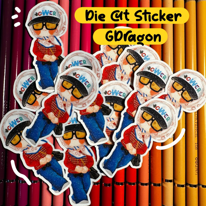 Jual Die Cut Stickers Bigbang GD Taeyang Daesung TOP Seungri / Gdragon ...