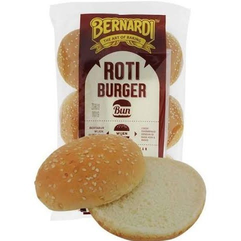Jual BERNARDI ROTI BURGER BUN WIJEN ISI 6 | Shopee Indonesia