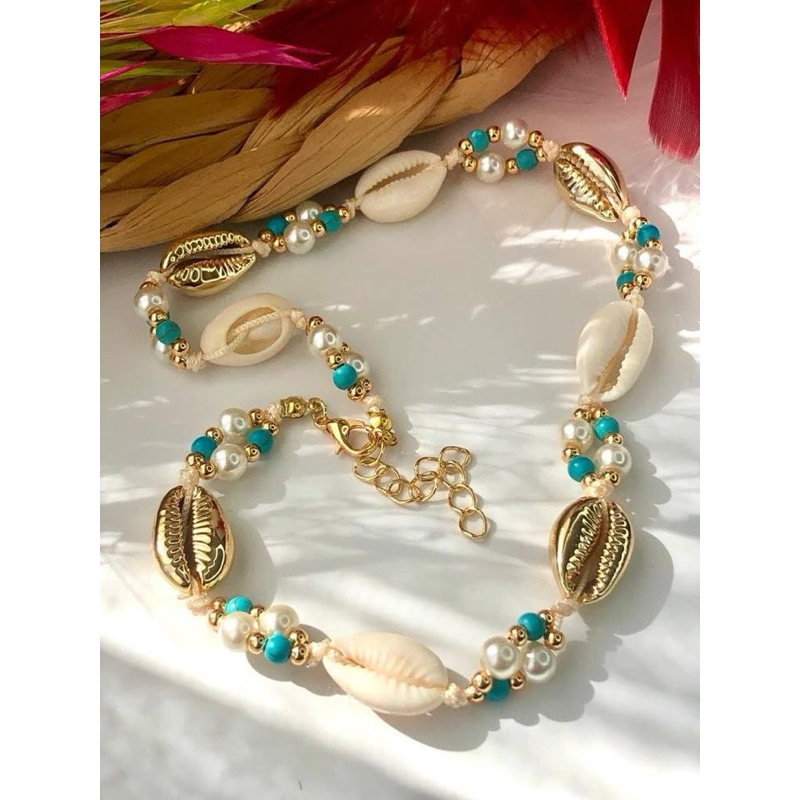 Jual kalung kerang | shell necklace | kalung mutiara lombok | beads ...