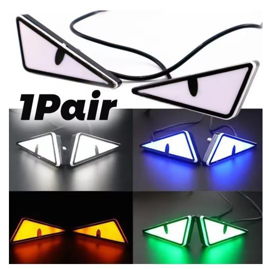 Jual 2 pcs LED Devil's Eye lampu 1set Lampu Hias Mata Setan Sepeda ...