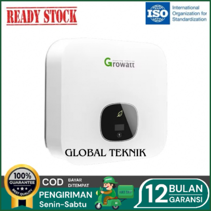 Jual Growatt PV Solar Inverter On-Grid 5KW MIN 5000 TL-X 220V + Shine WiFi | Shopee Indonesia