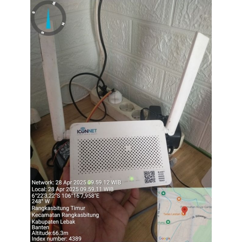 Jual Huawei EG8041V5 port hijau + Adaptor 12v 1a bekas iconet | Shopee ...
