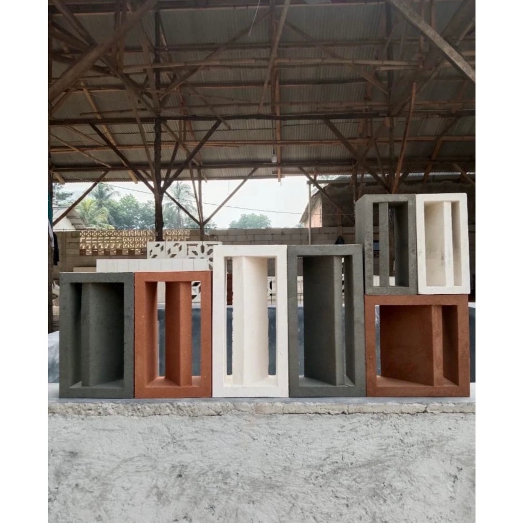 Jual Roster Beton Anti Tampias / Roster Beton Modern / Roster Beton Abu ...