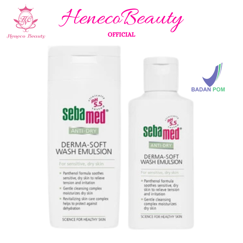 Jual SEBAMED Derma Soft Wash Emulsion 50ml 200ml / Pembersih Bebas ...
