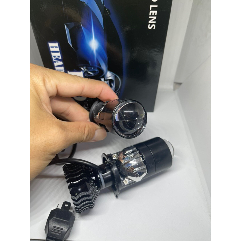 Jual Lampu LED Headlamp Projector H4 Mini Projector Lens 50 Watt Lensa ...