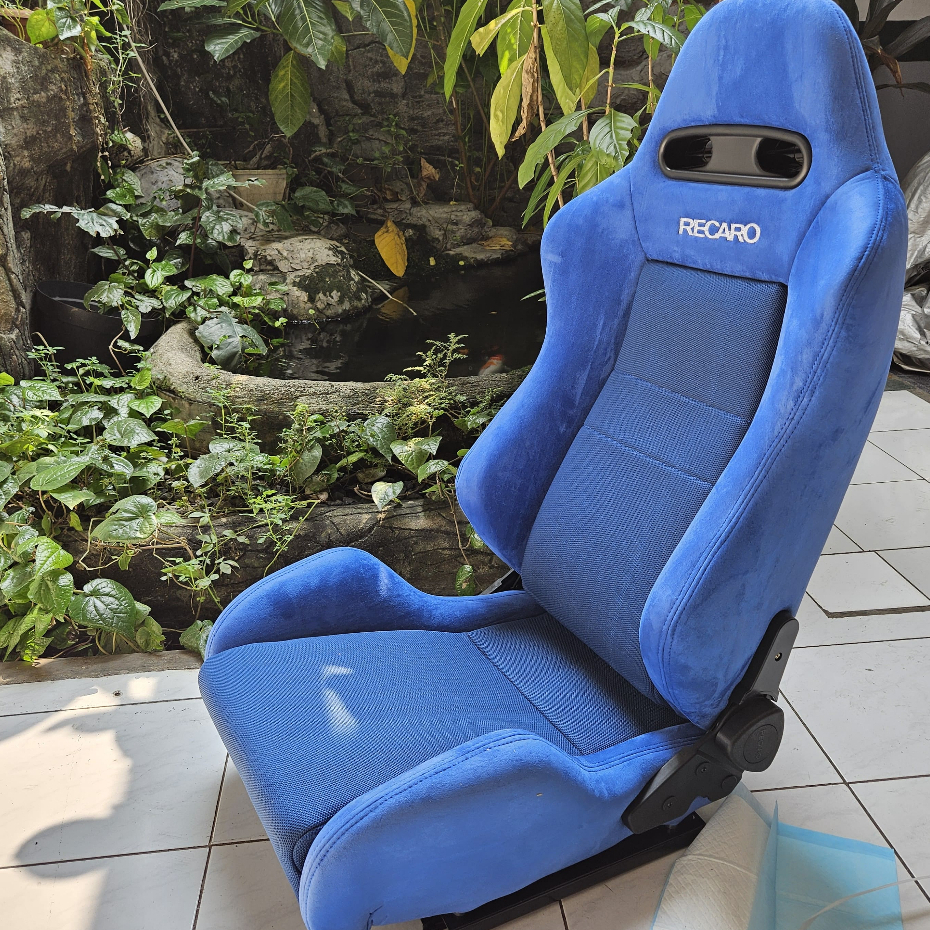 Jual Jok Racing Recaro SR4 Blue Fabric Suede Import Racing Seats Recaro ...