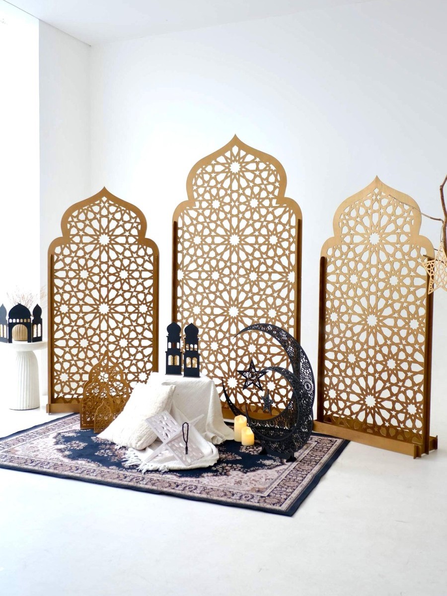 Jual Backdrop Ramadhan Morocco | Dekorasi Lebaran Islami | Shopee Indonesia