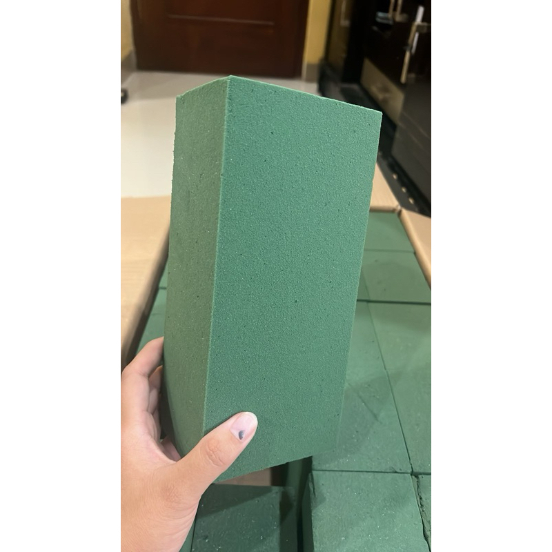 Jual BUSA BUNGA BASAH EKONOMIS Wet floral foam busa basah oasis bogor ...