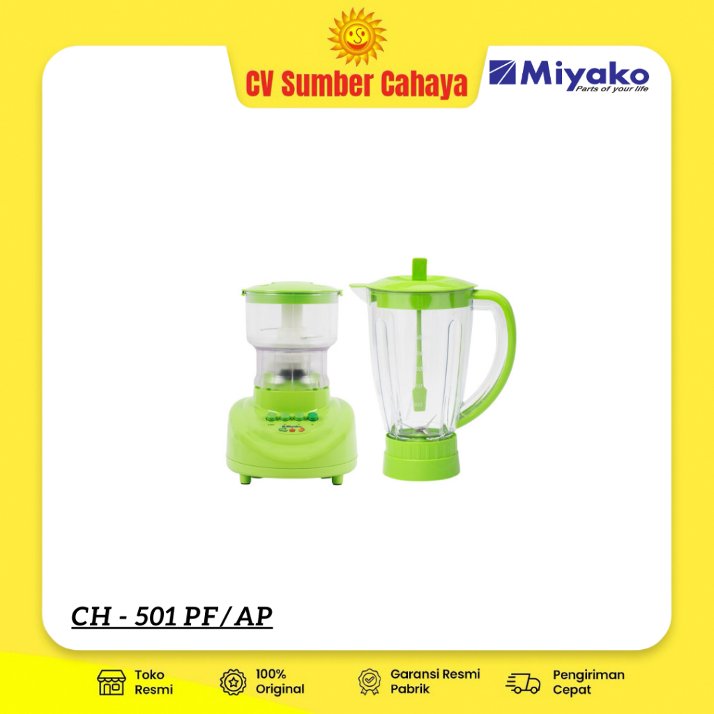 Jual Miyako Chopper Blender Plastik 1,5L 2in1 CH-501 PF/AP CH 501PFAP CH 501 Pelumat | Shopee ...
