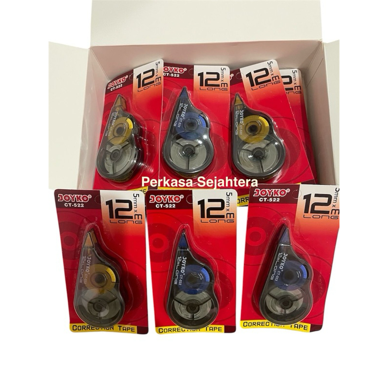 Jual Per 1 pcs correction tape Tipe x Kertas Joyko CT-522 label tarik | Shopee Indonesia