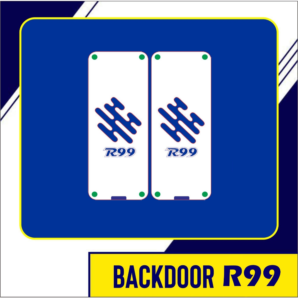 Jual PANEL BACKDOOR R99 CLEAR BENING HITAM DOFF PANEL AKRILIK | Shopee ...