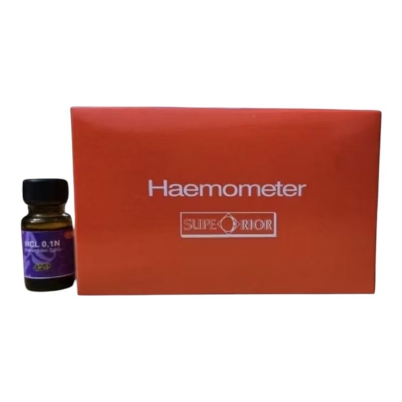 Jual Haemometer + Reagen Hemoglobin Sahli 0,1N 10ml / Haemometer Sahli ...