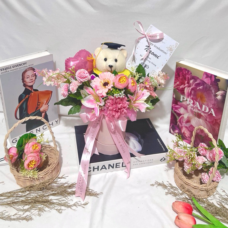 Jual READY BLOOM BOX KARANGAN BUNGA BUKET BUNGA GRAND OPENING BIRTHDAY ...