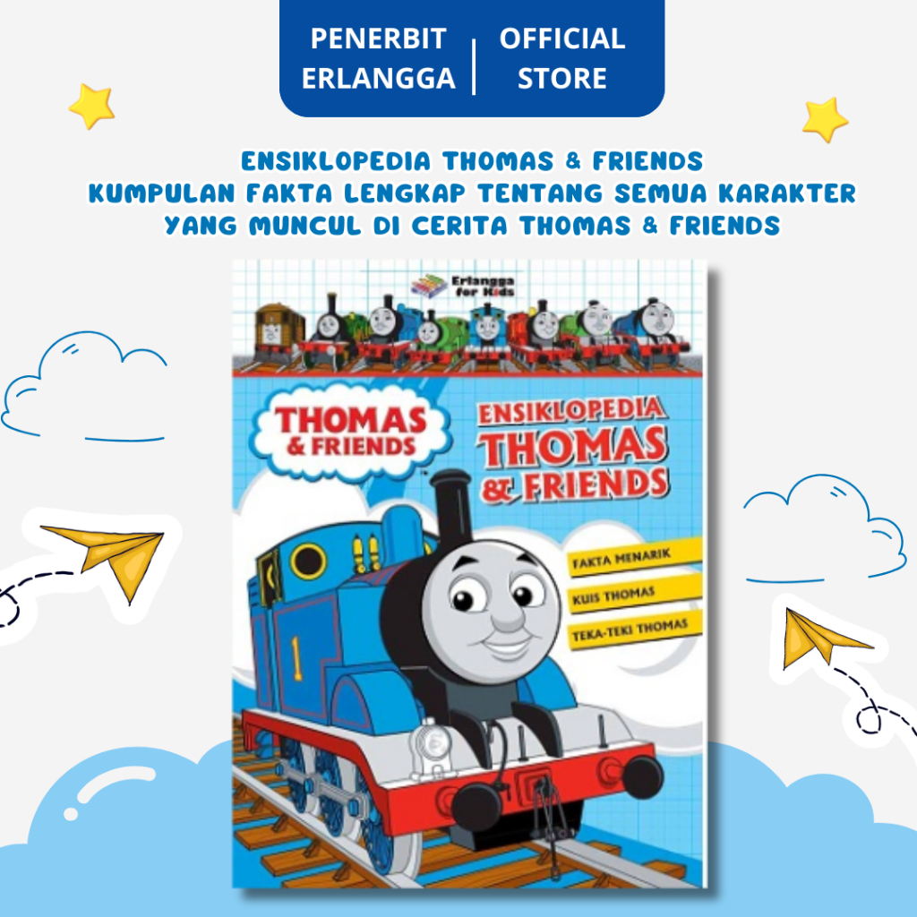 Jual [Erlangga Official] Buku Cerita Anak : Ensiklopedia Thomas & Friends | Shopee Indonesia