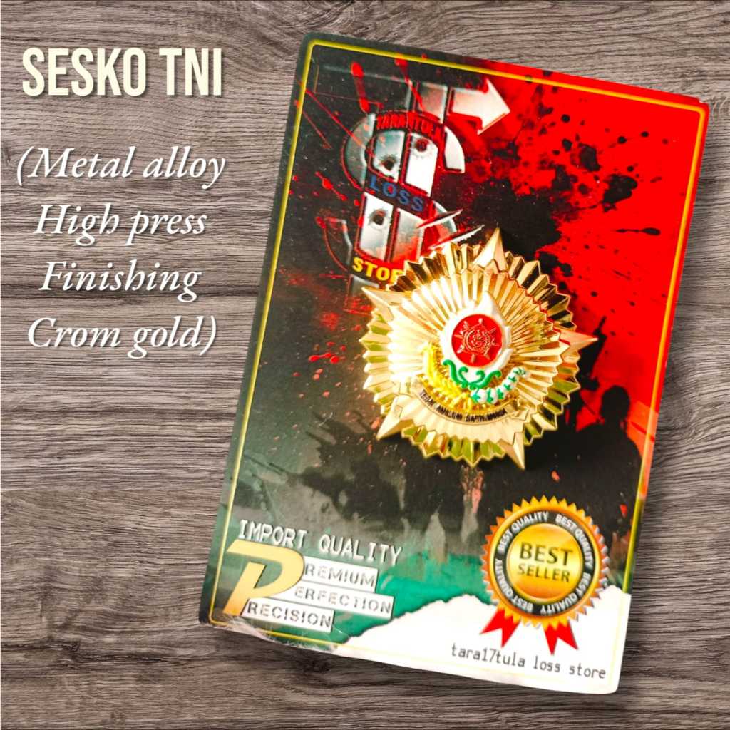 Jual BRIVETBWING/PIN TNI TERBARU SESKO TNI STANDART TNI IMPORT | Shopee ...