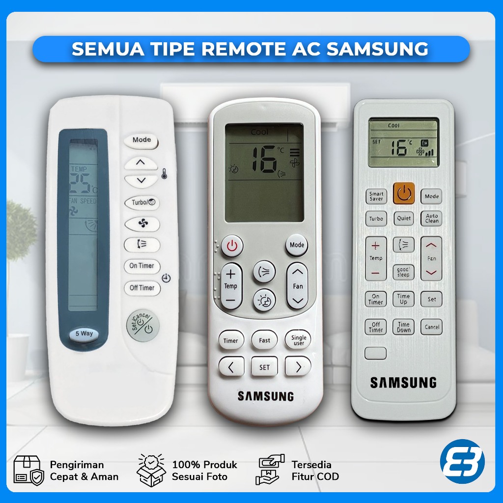 Jual Remote Remot AC Samsung Fast Matahari SMART SAVER SS2 ARC-4U ...