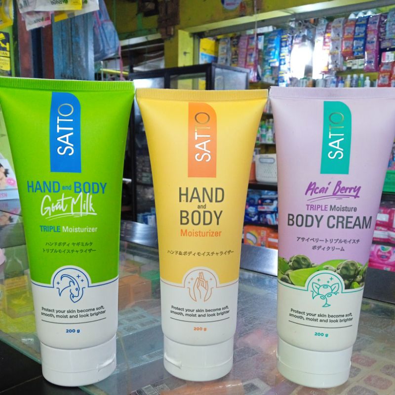 Jual SATTO HAND & BODY LOTION 200GR | Shopee Indonesia