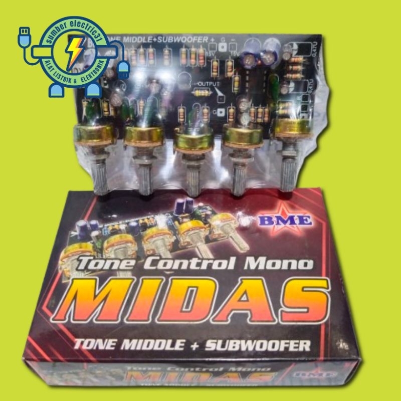 Jual TONE CONTROL MONO MIDDLE PLUS SUBWOOFER MIDAS BME | Shopee Indonesia