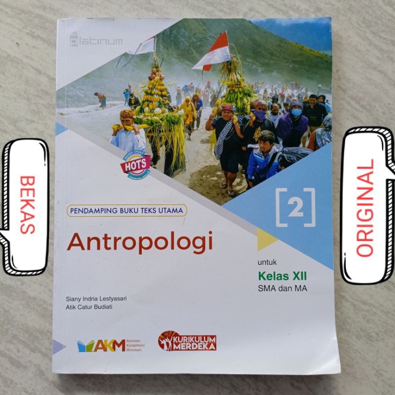 Jual Buku Antropologi 2 Kelas 12 XII 3 III SMA MA Penerbit Platinum Tiga Serangkai Kurikulum ...