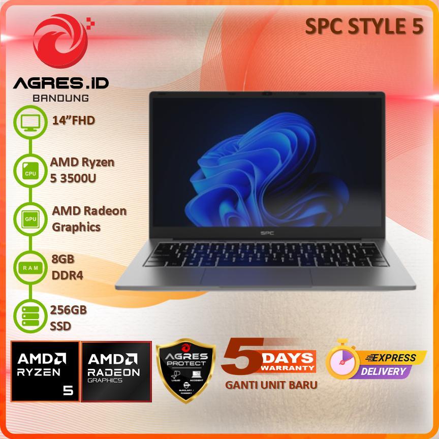 Jual SPC STYLE 5 RYZEN 5 3500U 8GB 256GB 14" FHD IPS | Shopee Indonesia