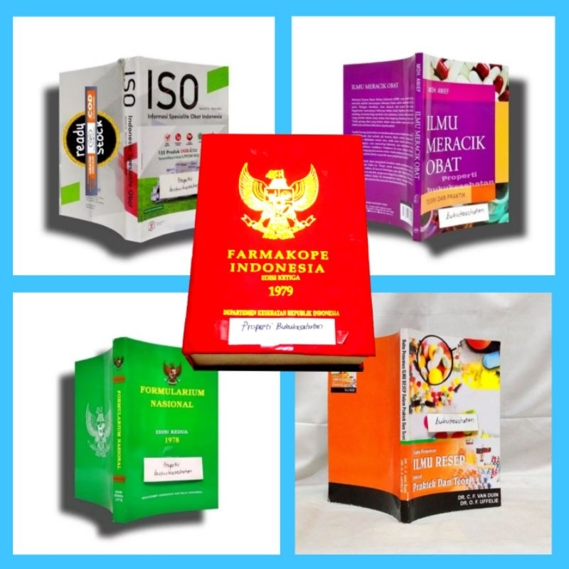 Jual PAKET 5 BUKU FARMASI, FI 3 , ISO Ed 53, 2021 , IMO, FORNAS, ILMU RESEP VAN DUIN | Shopee ...