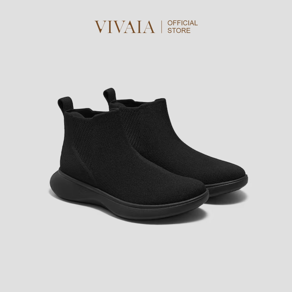 Jual VIVAIA Sepatu Wanita Round-Toe Slip-On Sneaker Boots (Urban Boots ...