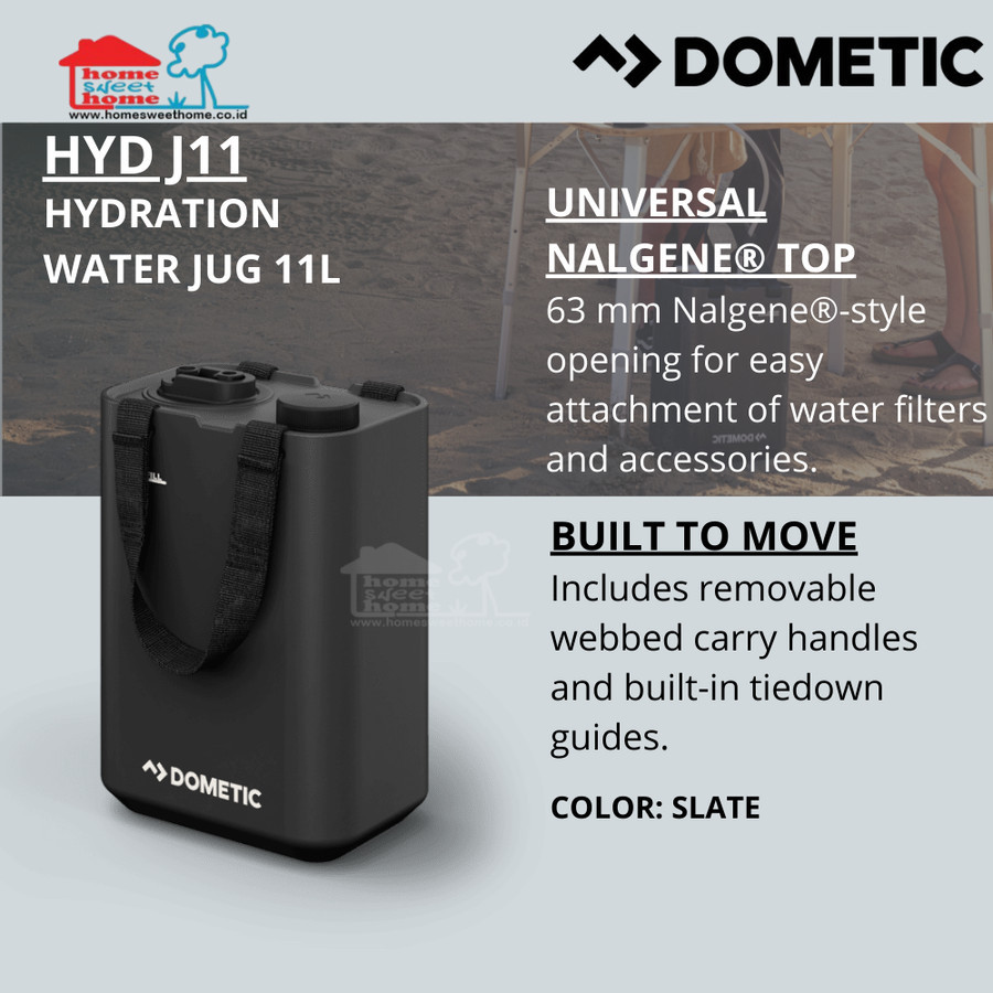 Jual Dometic Hydration Water Jug 11L - Slate | Shopee Indonesia