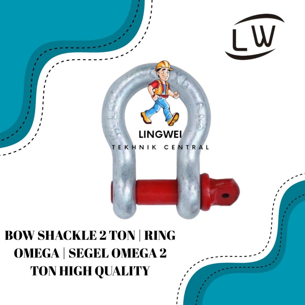 Jual BOW SHACKLE 2 TON | RING OMEGA | SEGEL OMEGA 2 TON HIGH QUALITY ...
