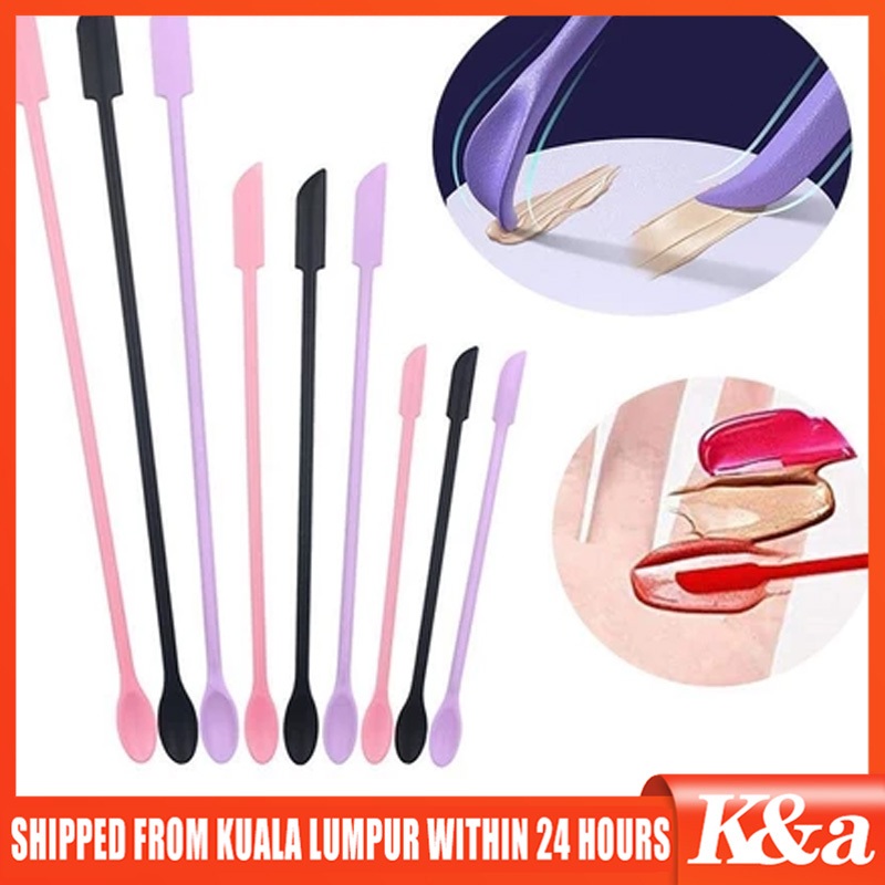 Jual 3Pcs 2In1 Silicone Slim Scraper Spoon Spatula / Mixing / Stirring ...