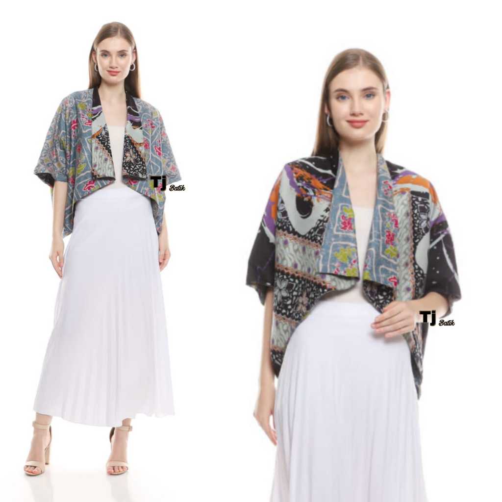 Jual Outer Batik Rompi Batik Cardigan Batik Bolak Balik | Shopee Indonesia