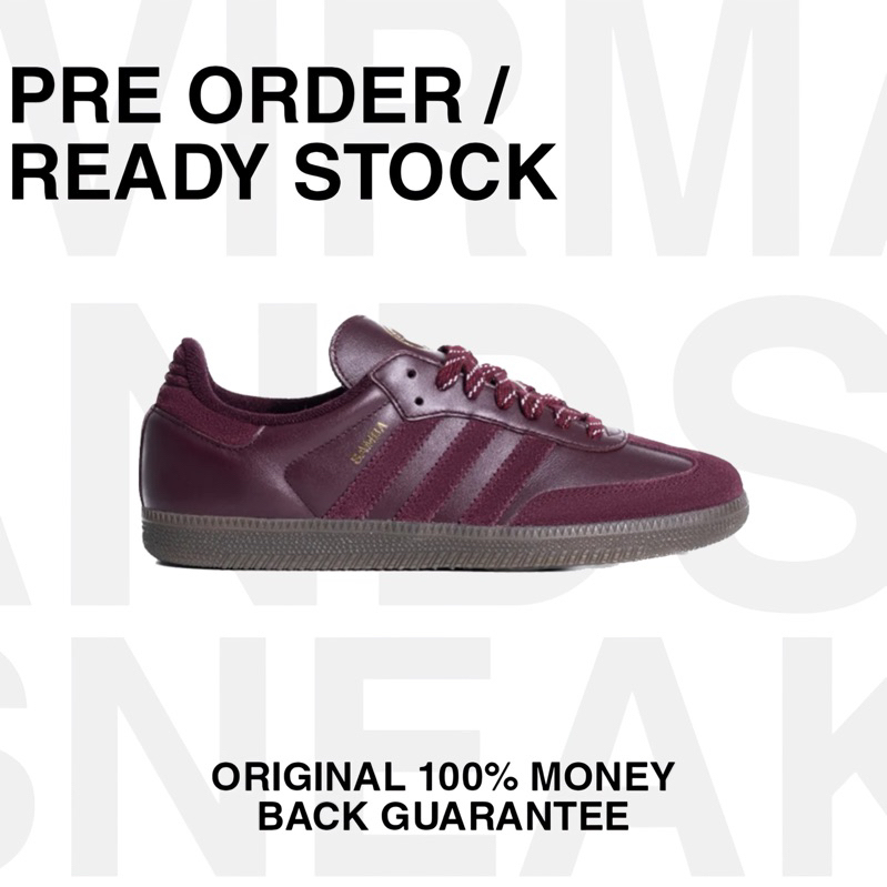 Jual Adidas Samba OG Sumatera Special Island Pack 2025 Maroon Gum ...
