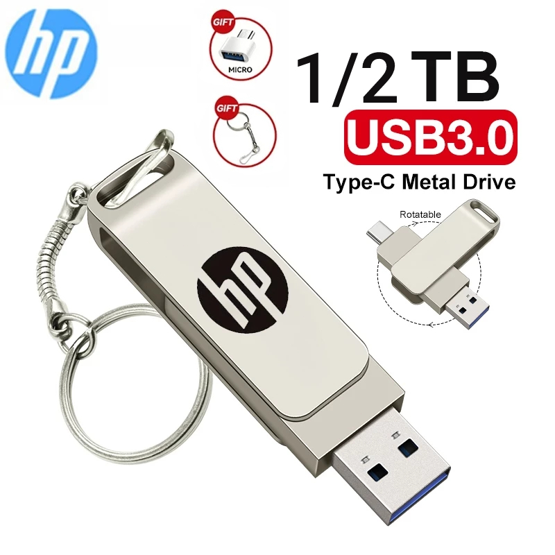 Jual HP OTG Type-C Flashdisk 1TB/2TB Metal High Speed USB 3.0 Flash ...