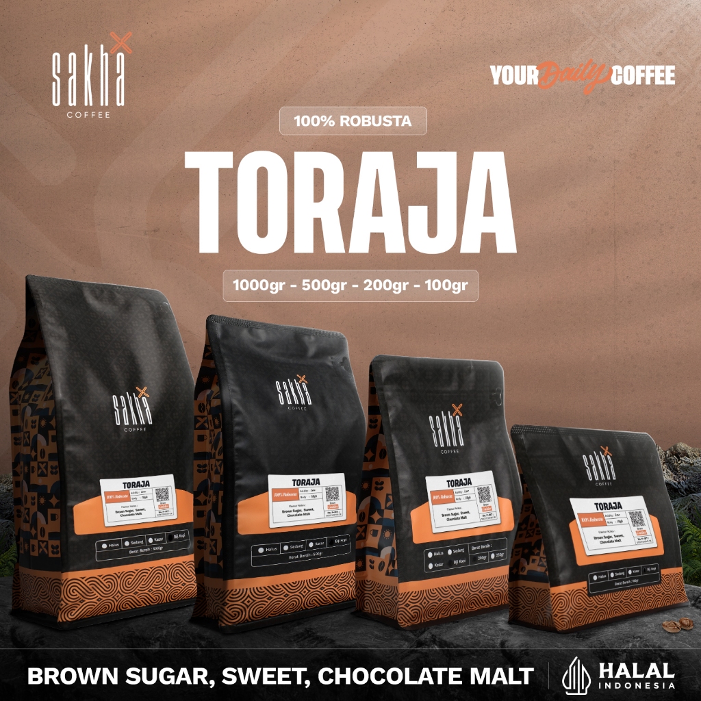 Jual Kopi Robusta Toraja Sulawesi Coffee Bean Espresso Roasted Beans ...