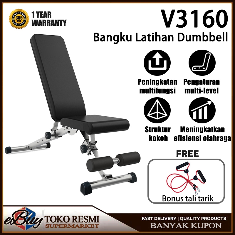Jual EBUY Bangku dumbel multifungsi/Untuk latihan rumahan/Bangku angkat ...