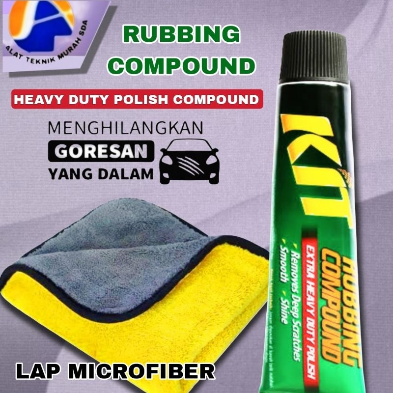 Jual KIT RUBBING COMPOUND 60GR Penghilang Baret Mobil Motor - Kain Lap ...