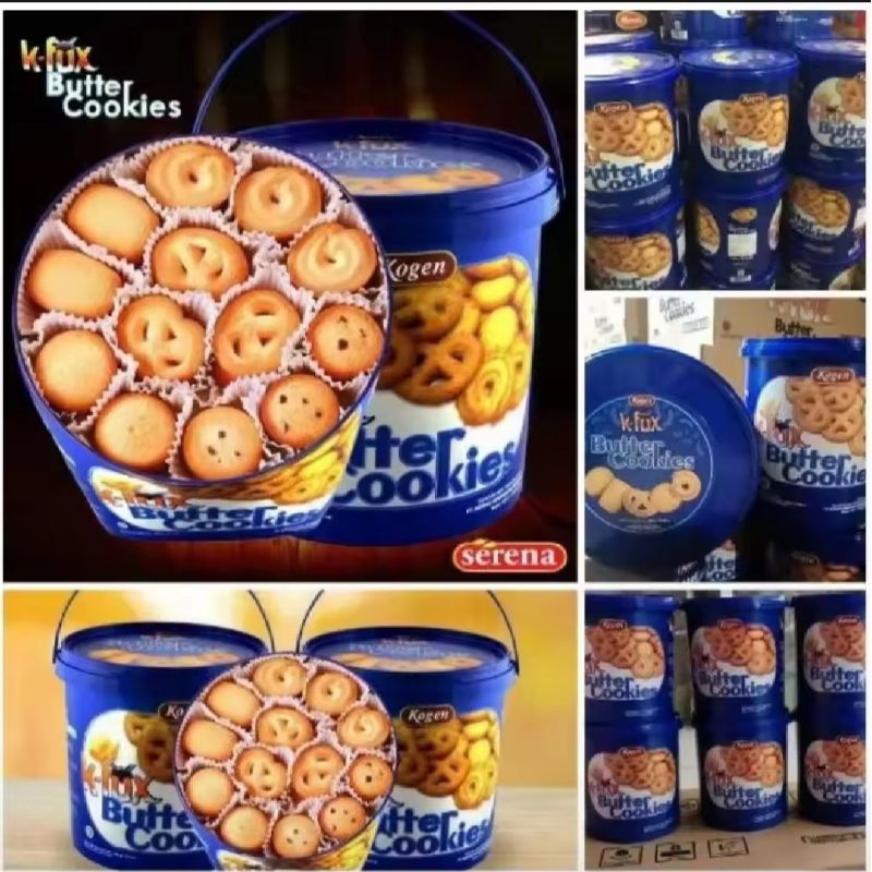 Jual Kogen k fox butter cookies 1 toples 300gram | Shopee Indonesia
