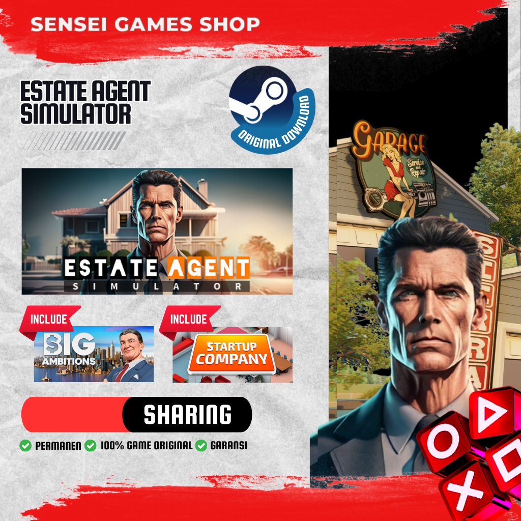 Jual [BONUS STEAM KEY] Estate Agent Simulator (Sharing With Big ...