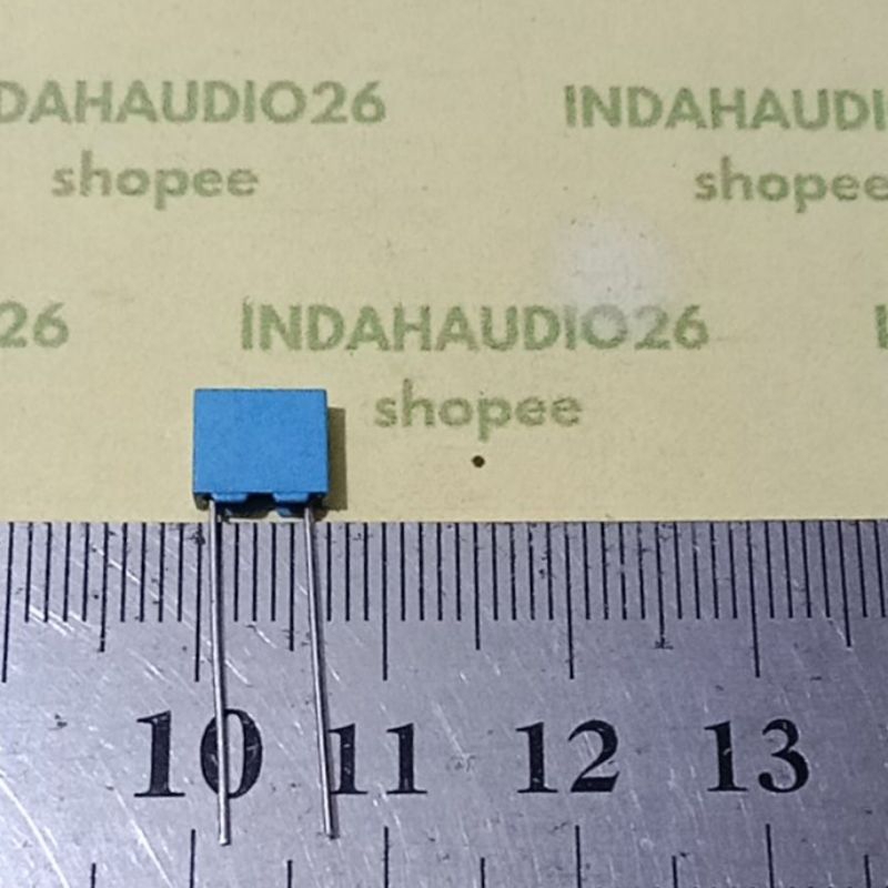 Jual 104 100v 5mm 104j100 MKM BIRU capasitor kapasitor 100n 100nf 0.1uf capacitor 100 n nf 104j ...