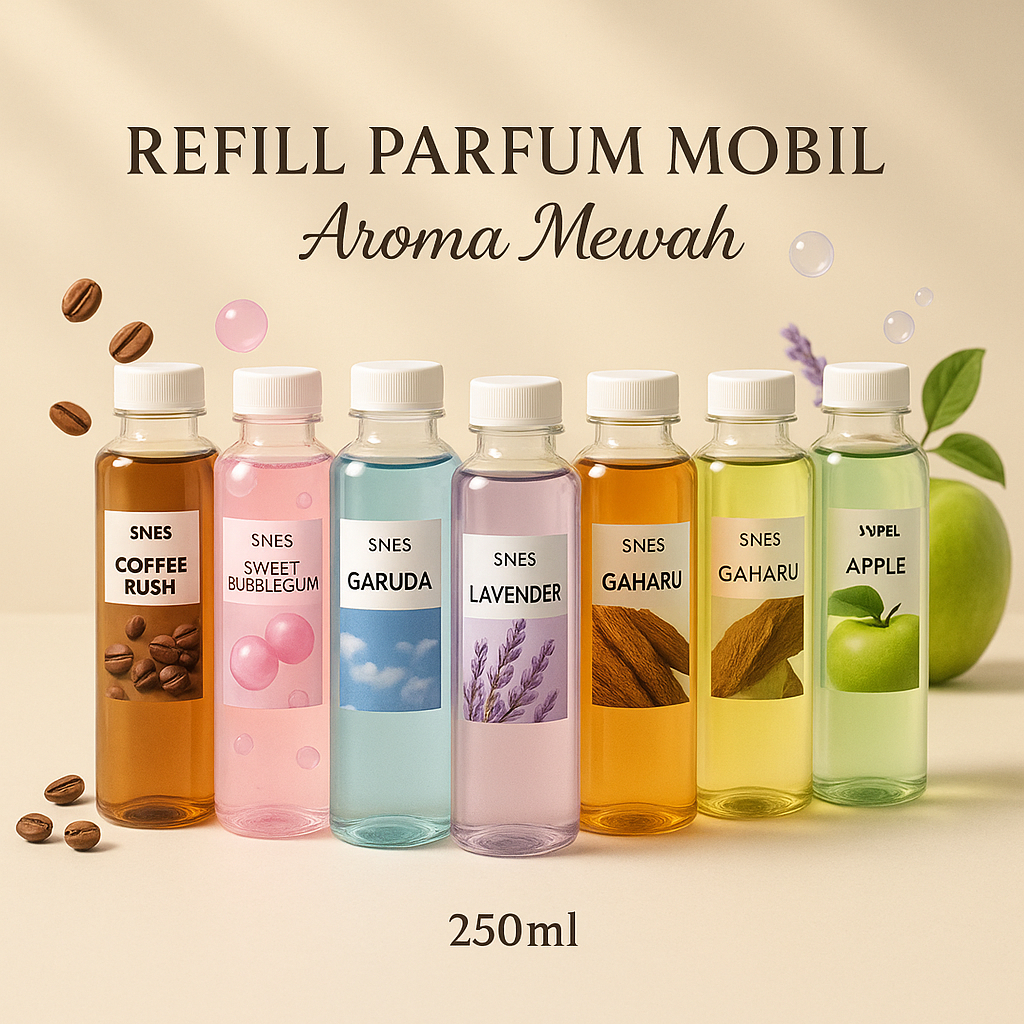 Jual SNES Refill Parfum Mobil Cair 250 ML / Parfum Isi Ulang Parfum ...