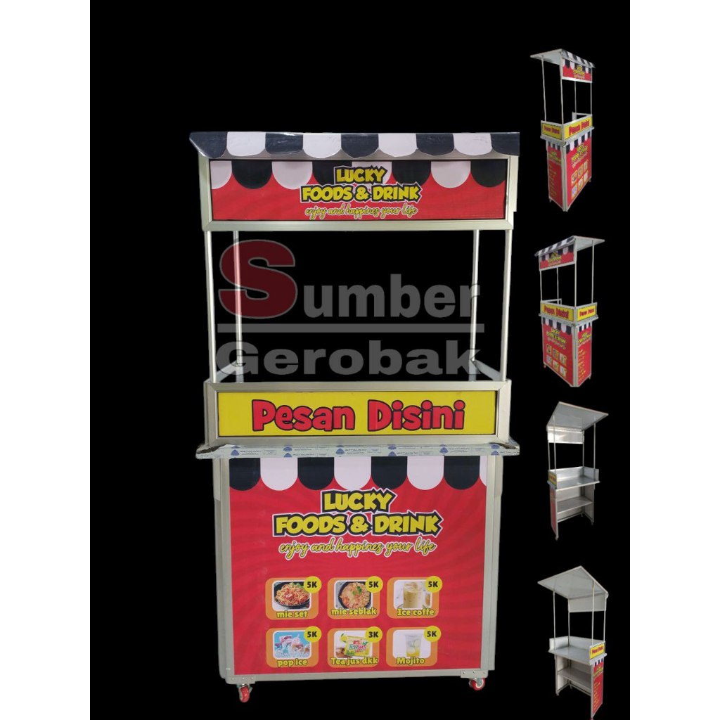 Jual Booth portable Sumber Gerobak Meja Lipat Jualan | Shopee Indonesia