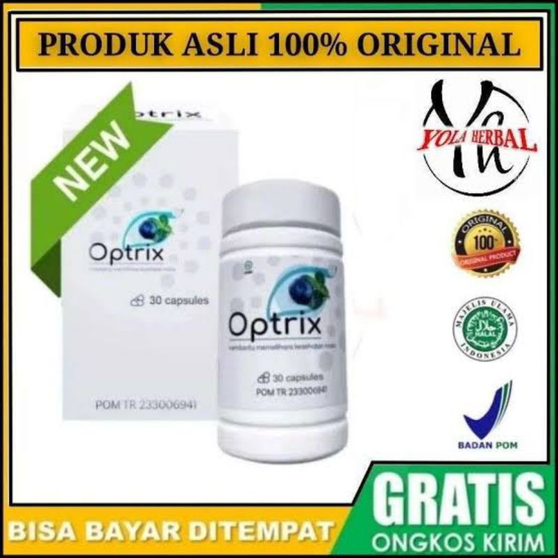 Jual 30 Kapsul Original Optrix Obat Mata Minus Rabun Katarak Silinder ...