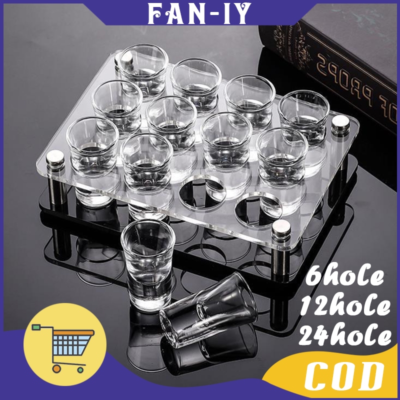 Jual Pemegang Gelas Koktail / Rak Gelas Sloki / Tempat Cangkir Akrilik ...