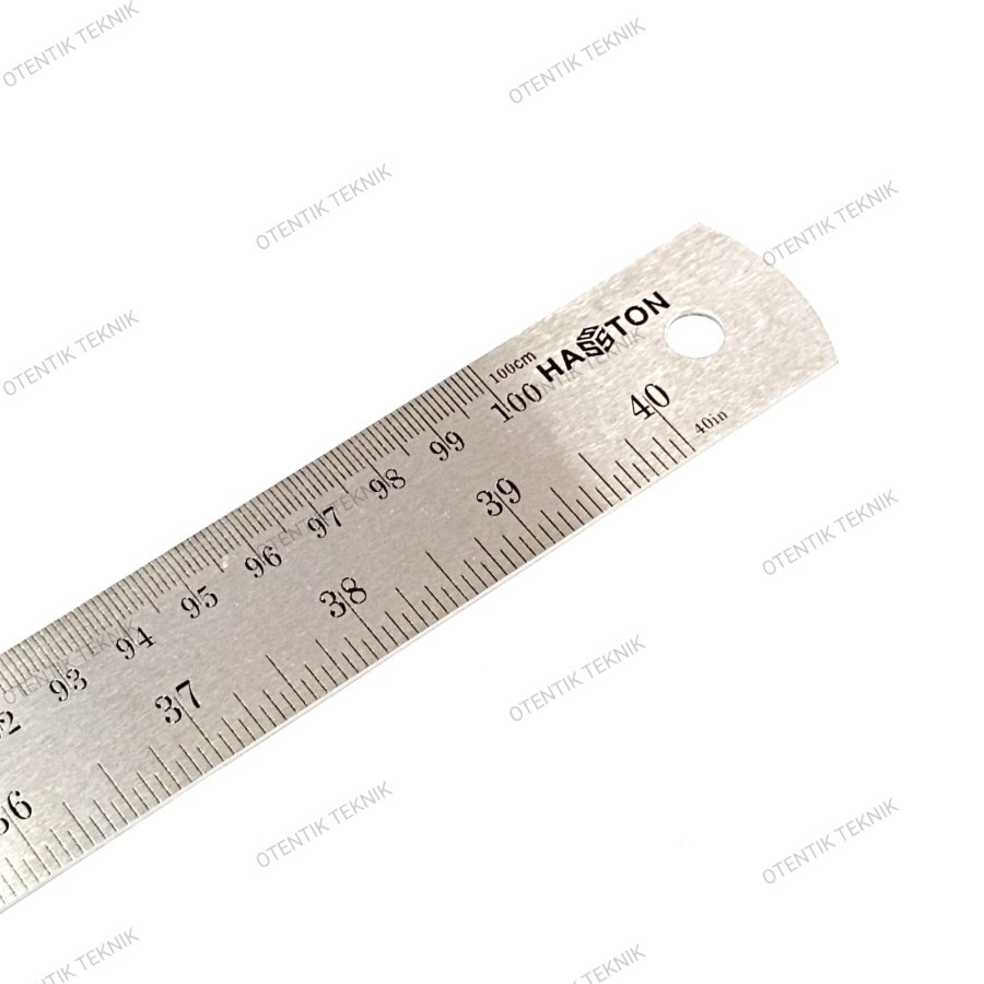 Jual PROMO!!!Penggaris Besi 100 CM - 1000 MM - 1 Meter - Steel Ruler 40 ...
