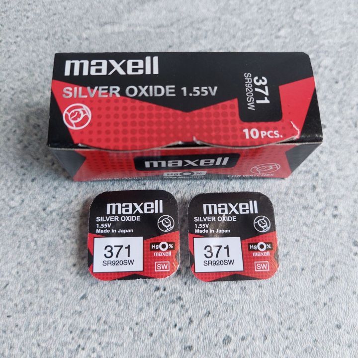 Jual Baterai Maxell SR920SW / 371 / SR 920 SW PB Original Baterai ...