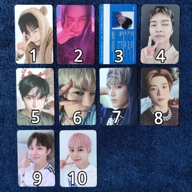 Jual Baca Desk) Photocard Doyoung Yuta Taeyong Jungwoo Johnny NCT 127 Official | Shopee Indonesia