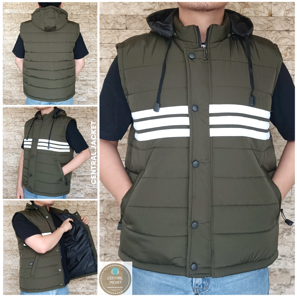 Jual JAKET ROMPI PARASUT TEBAL- VEST PRIA WATERPROOF - ROMPI MOTOR ...